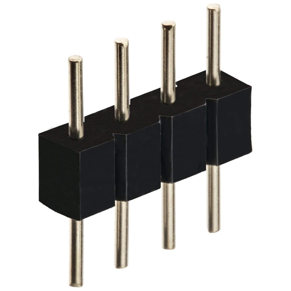 LIJCC 20 Pcs 4 Pin Male Connector Connector for Pin Connecter 4 Male ...