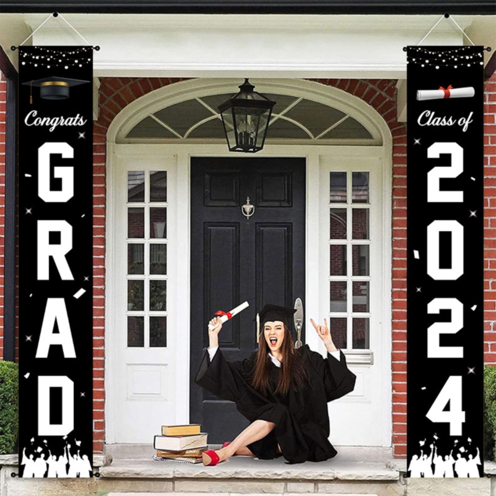 LIJCC 2024 Graduation Door Hanging Flag Graduation Season Celebration ...