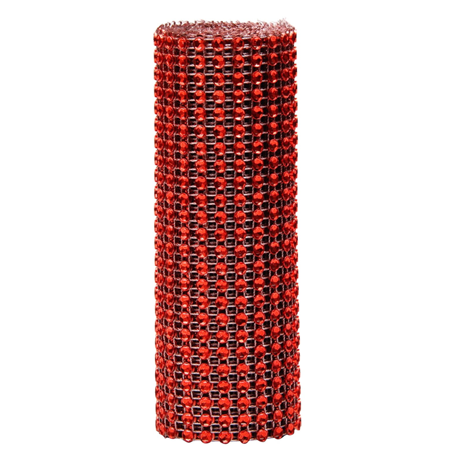 LIJCC 24 Rows of Plastic Hollow Mesh Drills Crystal Rhinestone Ribbons ...