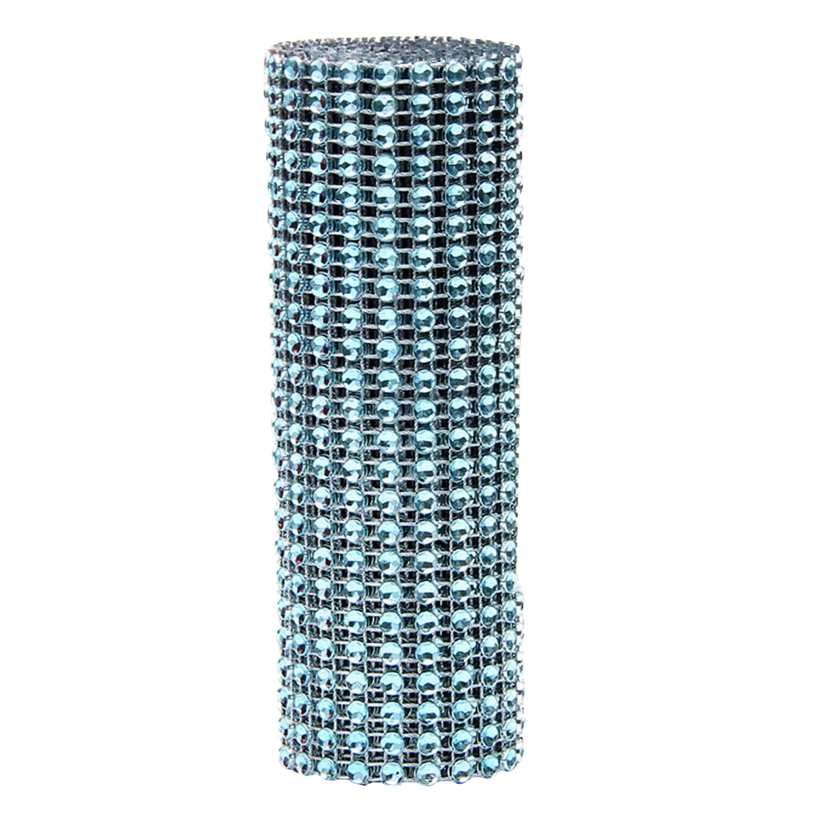 LIJCC 24 Rows of Plastic Hollow Mesh Drills Crystal Rhinestone Ribbons ...
