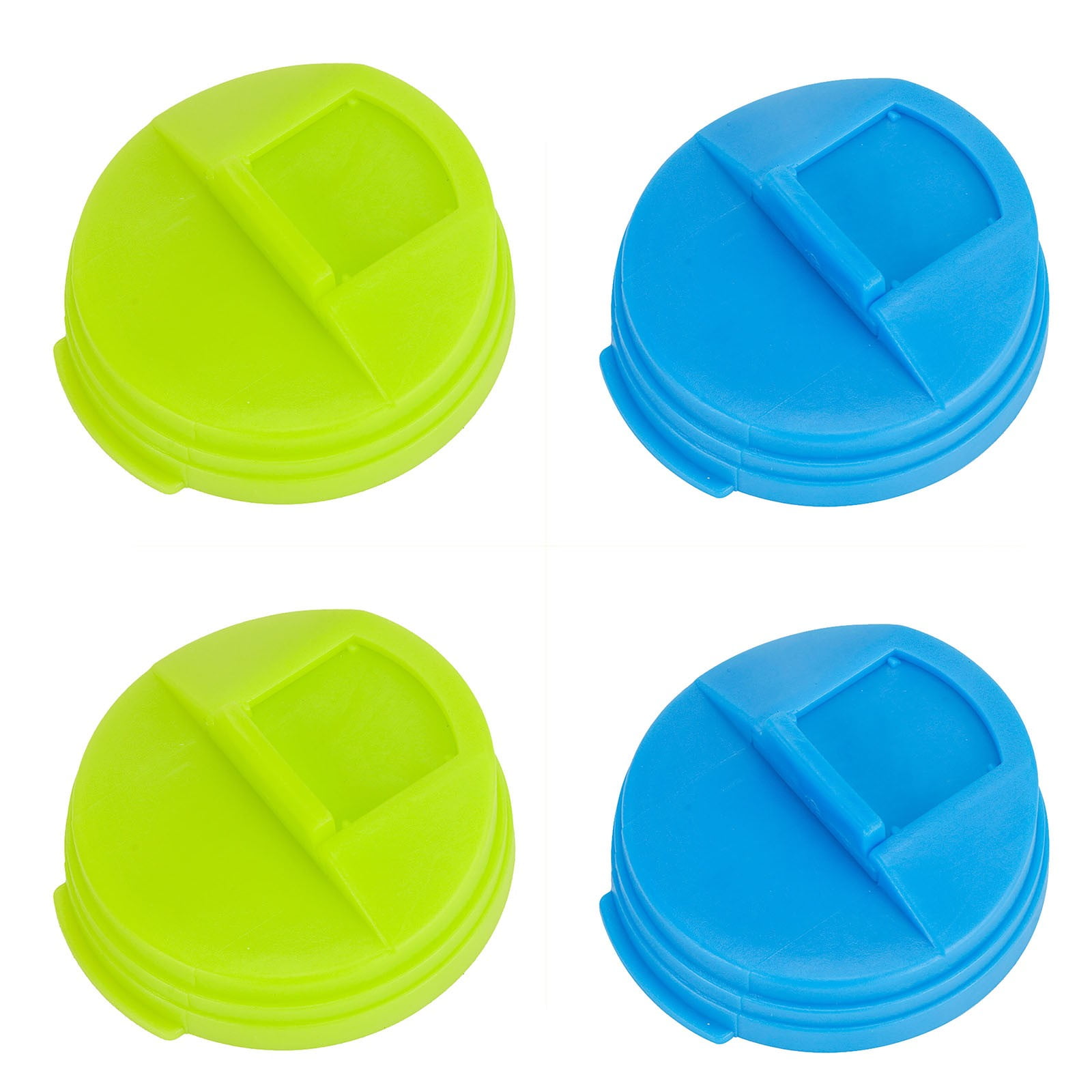 LIJCC 4Pc Beverage Preservation Lids,Reusable Lid for Can Beer Leak ...