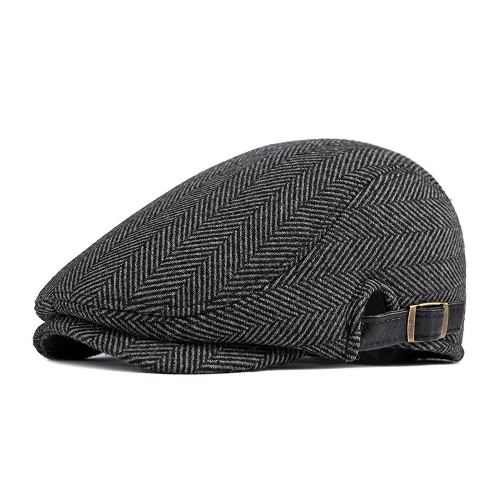 LIJCC Adjustable Beret Hat Keep Warm Lightweight British Style ...