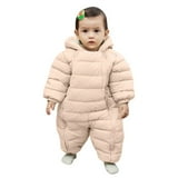 LIJCC Baby Clothes Cute Infant Toddler Double Zipper Snowsuit Newborn ...