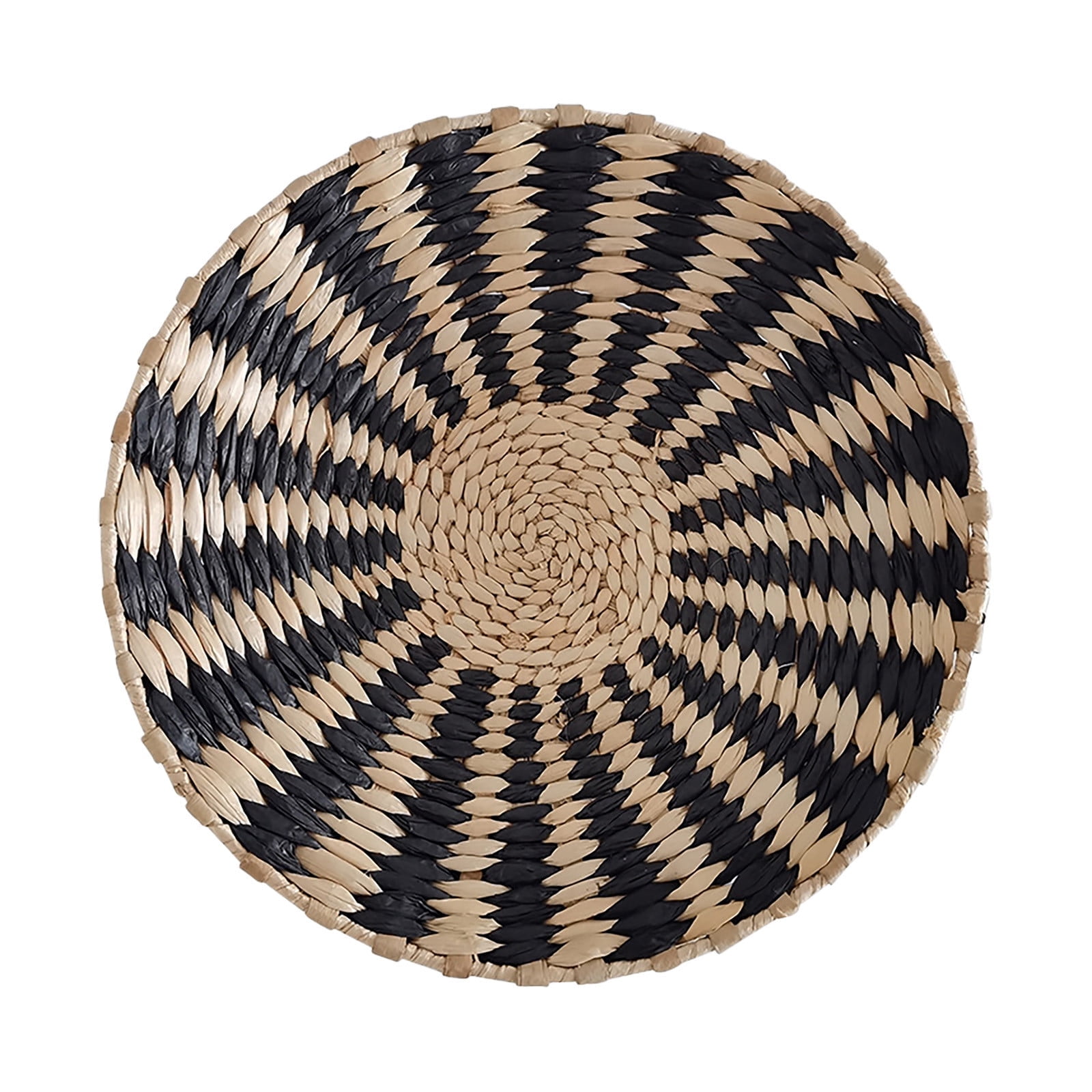 LIJCC Bohemian Style Straw Wall Decoration,Ethnic Circular Wall ...