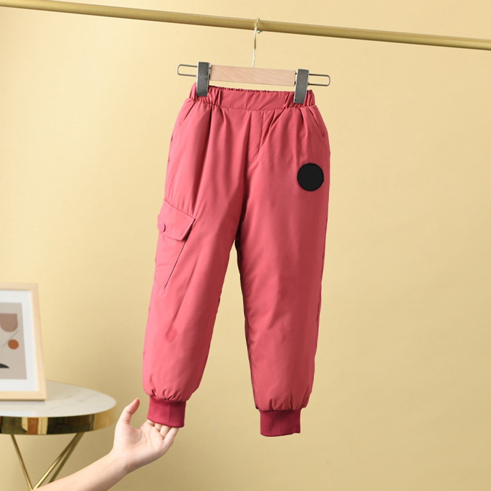LIJCC Boys Girls Snow Pants Girls Pull on Joggers Snowpants Teens ...