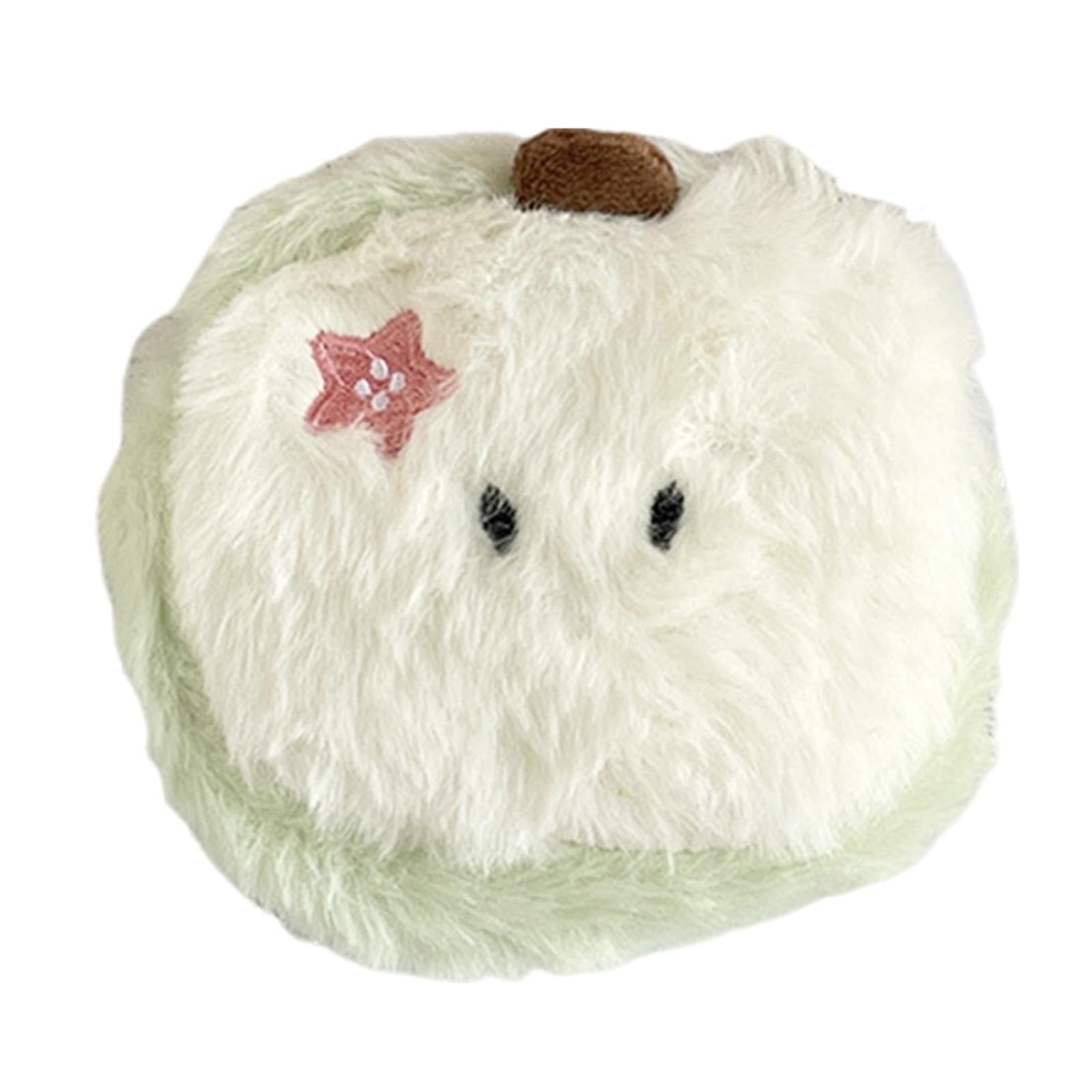LIJCC Cartoon Green Apple Plush Storage Bag, Wallet Wallet Cartoon ...