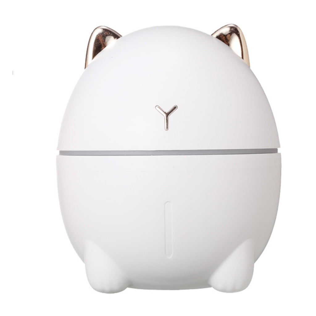 LIJCC Cat Humidifier Desktop Diffuser USB Cat Mist Light Cute ...