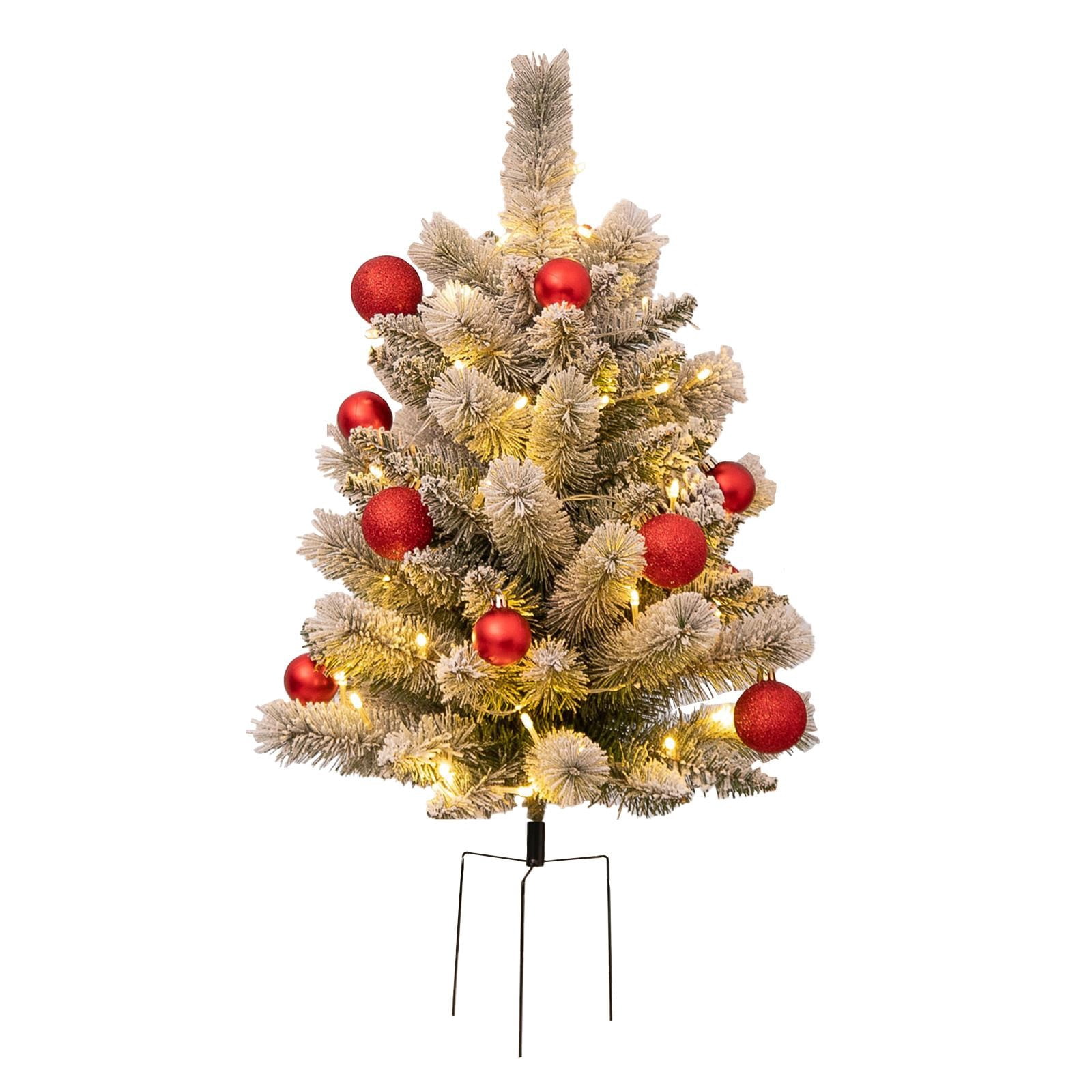 LIJCC Christmas Tree Ground Insert Holiday Planter Decorations Planter ...