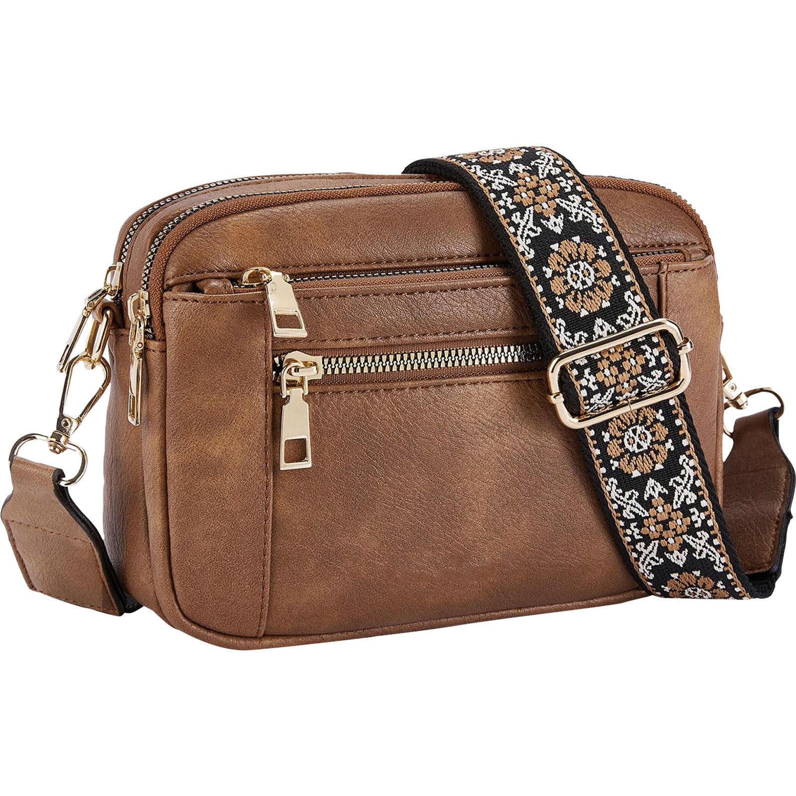 LIJCC Crossbody Bag Cross Body Bag for Woman Trendy Vegan Leather with ...