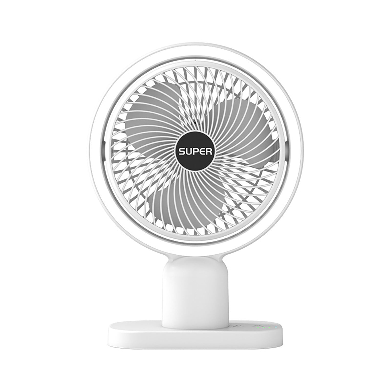 LIJCC Desktop Small Fan Desktop Small Fan Portable Rechargeable High ...