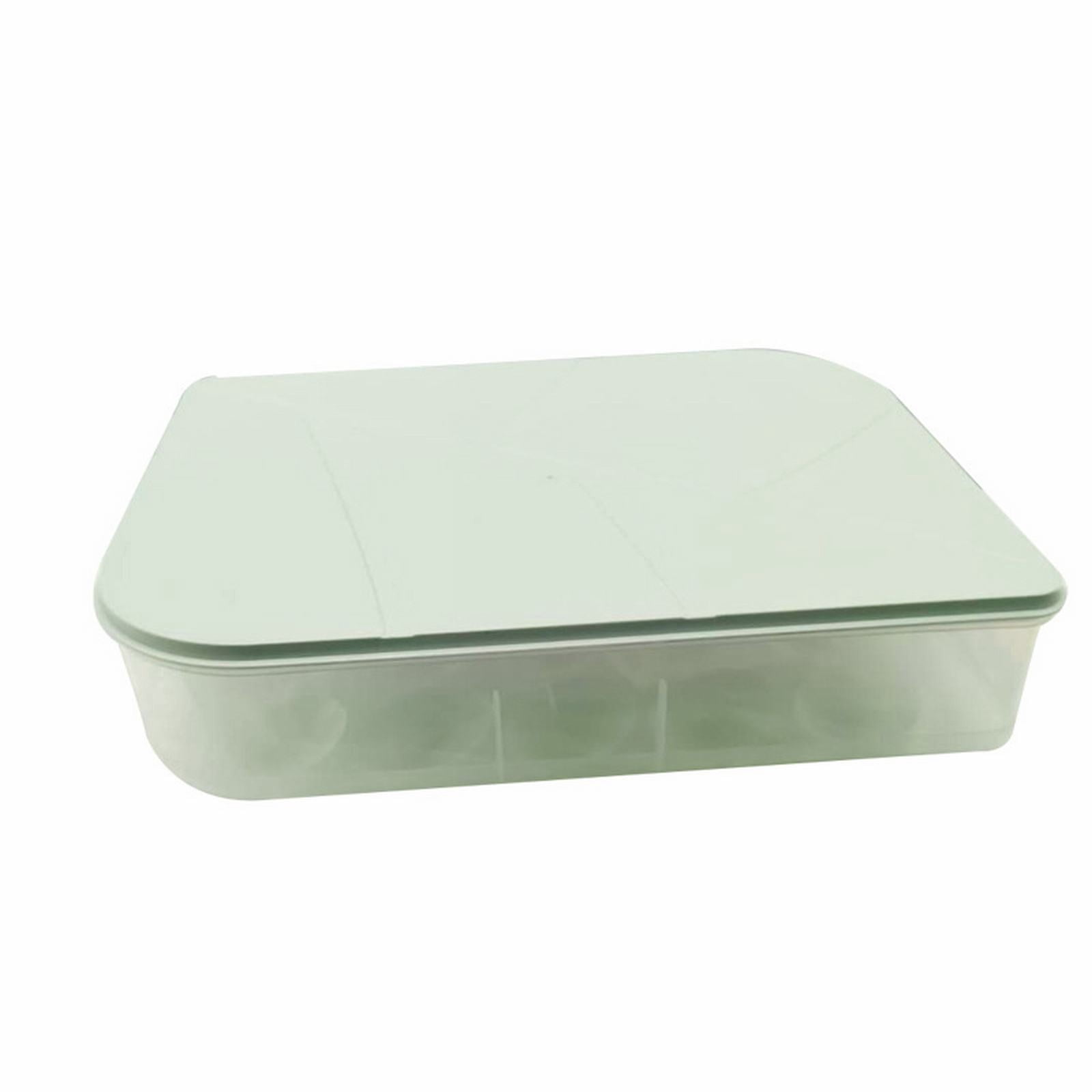 LIJCC Egg Carton,Kitchen Single Layer Refrigerator Storage Container ...