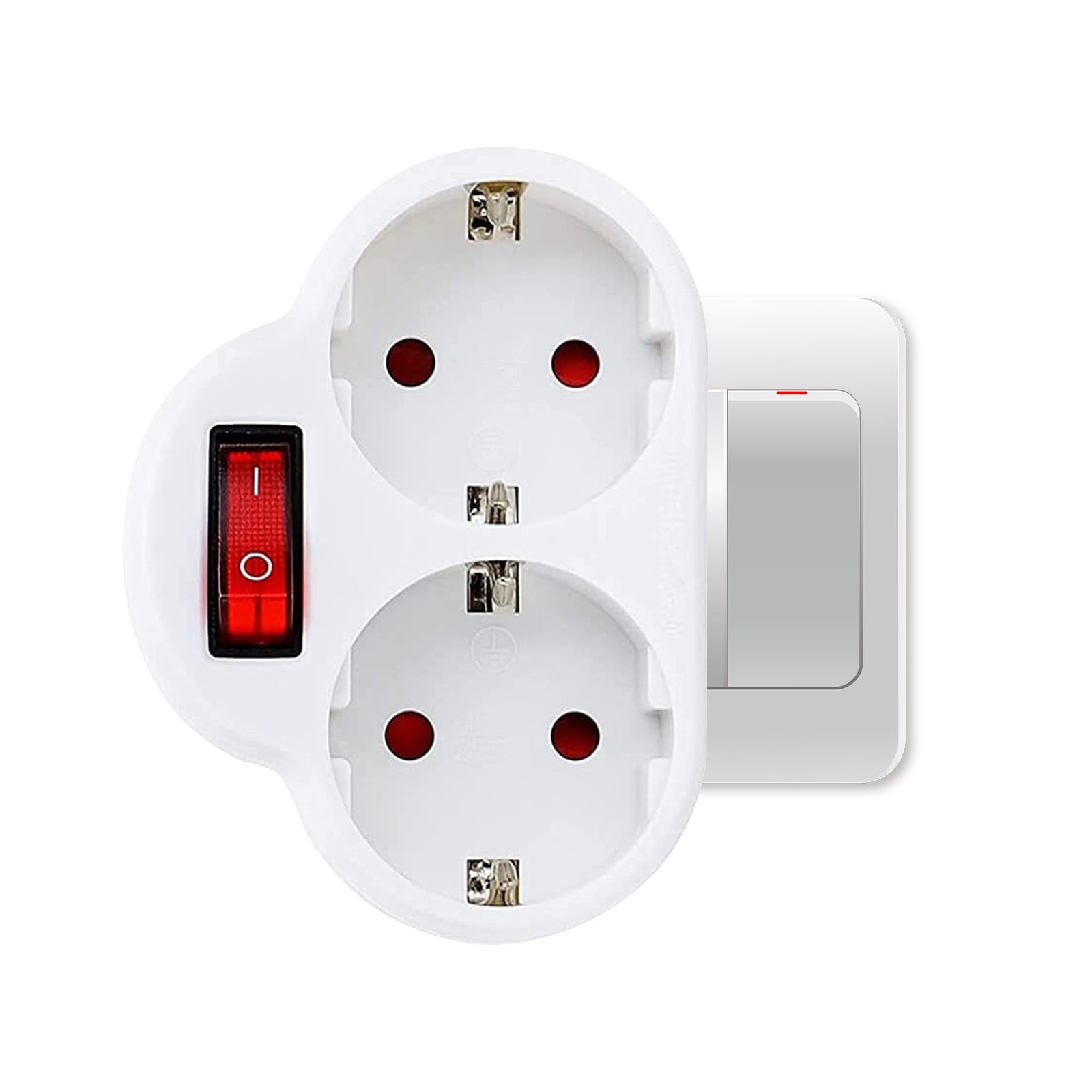 LIJCC European Standard German Standard One to Two Conversion Socket ...