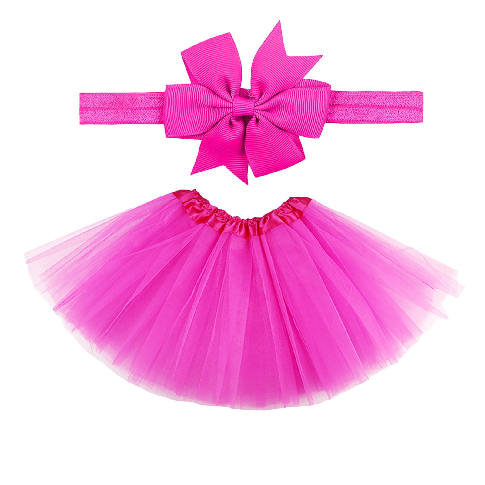 LIJCC Explosion Girls Tuutu Dress Set Kids Bustier Hairband Accessory ...