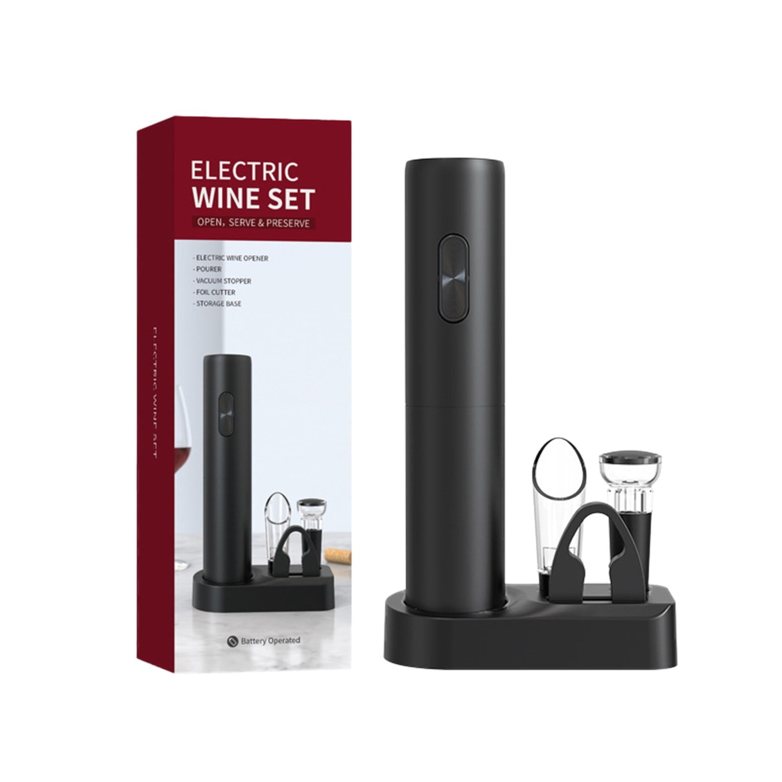 LIJCC Fully Automatic Stainless Steel Bottle Opener Wine Opener ...