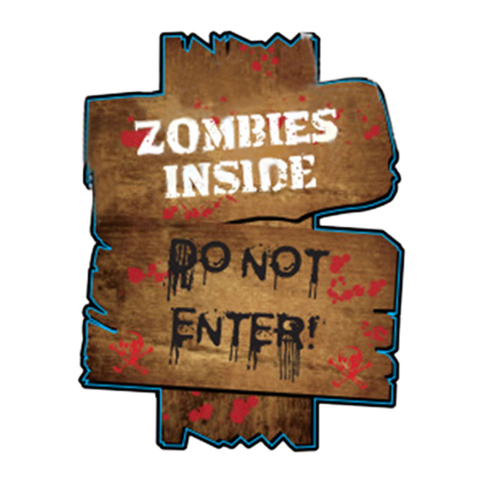 LIJCC Hallow Decoration Warning Sign Hallow Party Decorations ...