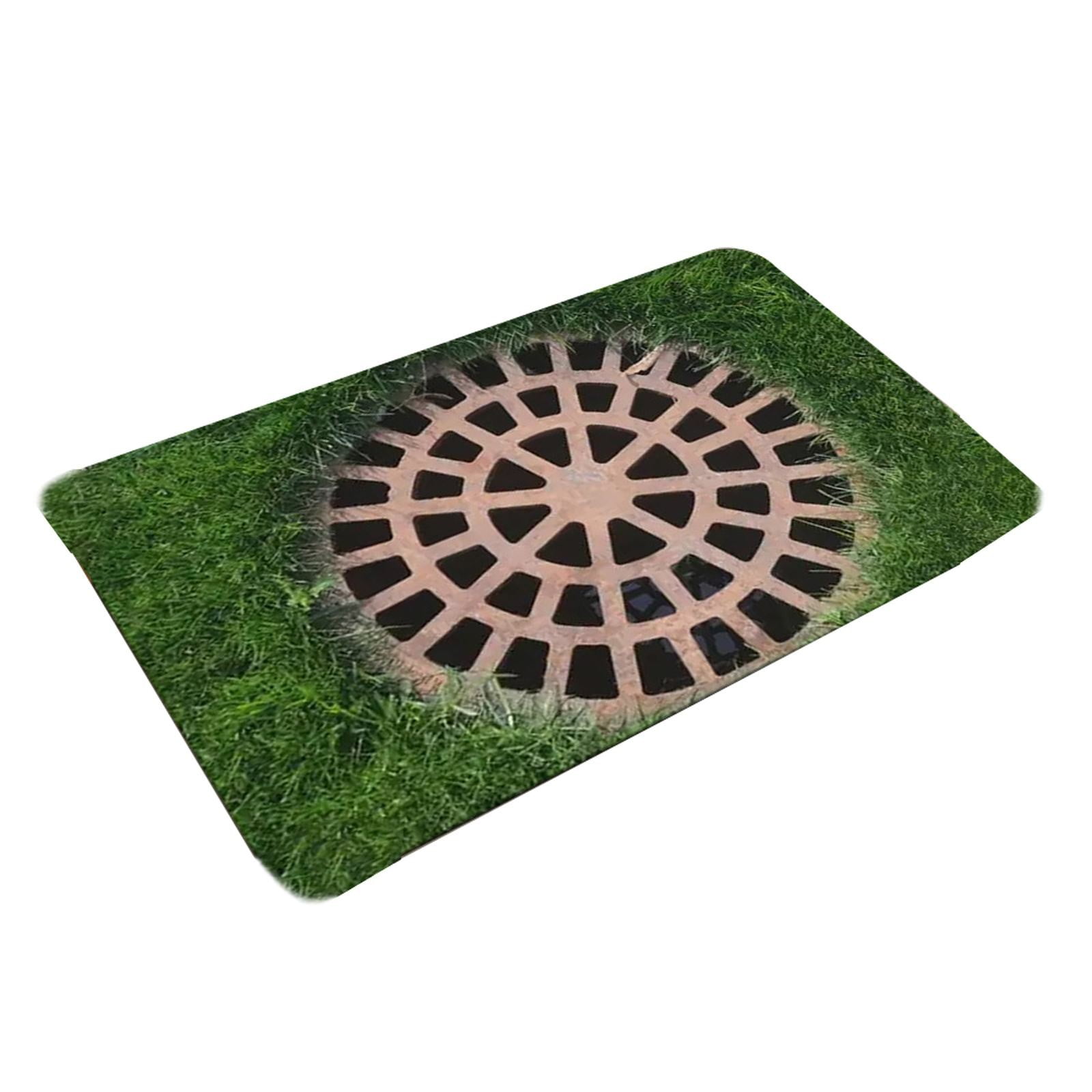 LIJCC Halloween Manhole Cover Diatom Mud Bathroom Door Mat, Funny ...