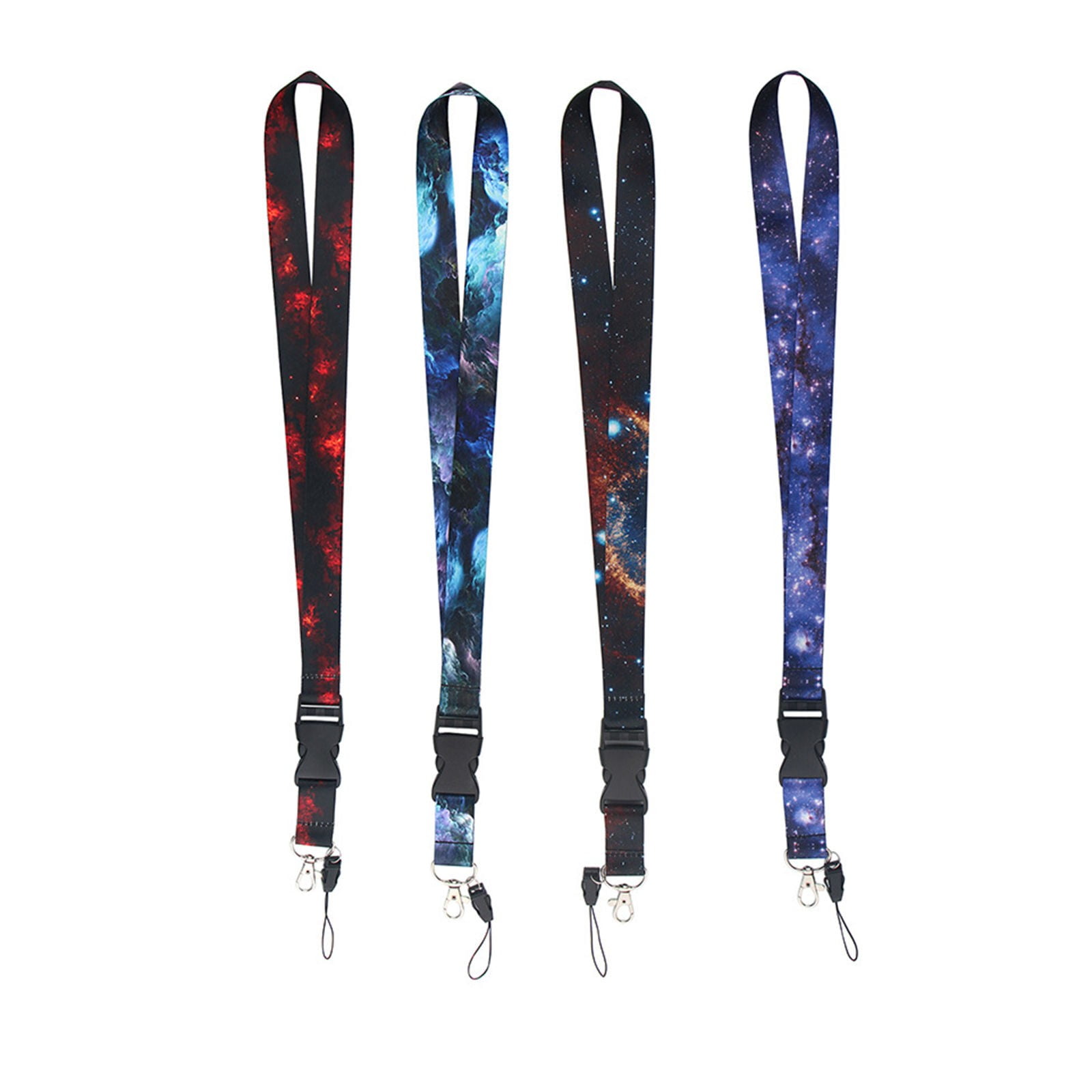 LIJCC Hand Shot Lanyard 4 Pack Cruise Lanyard with ID Badge Reel Holder ...