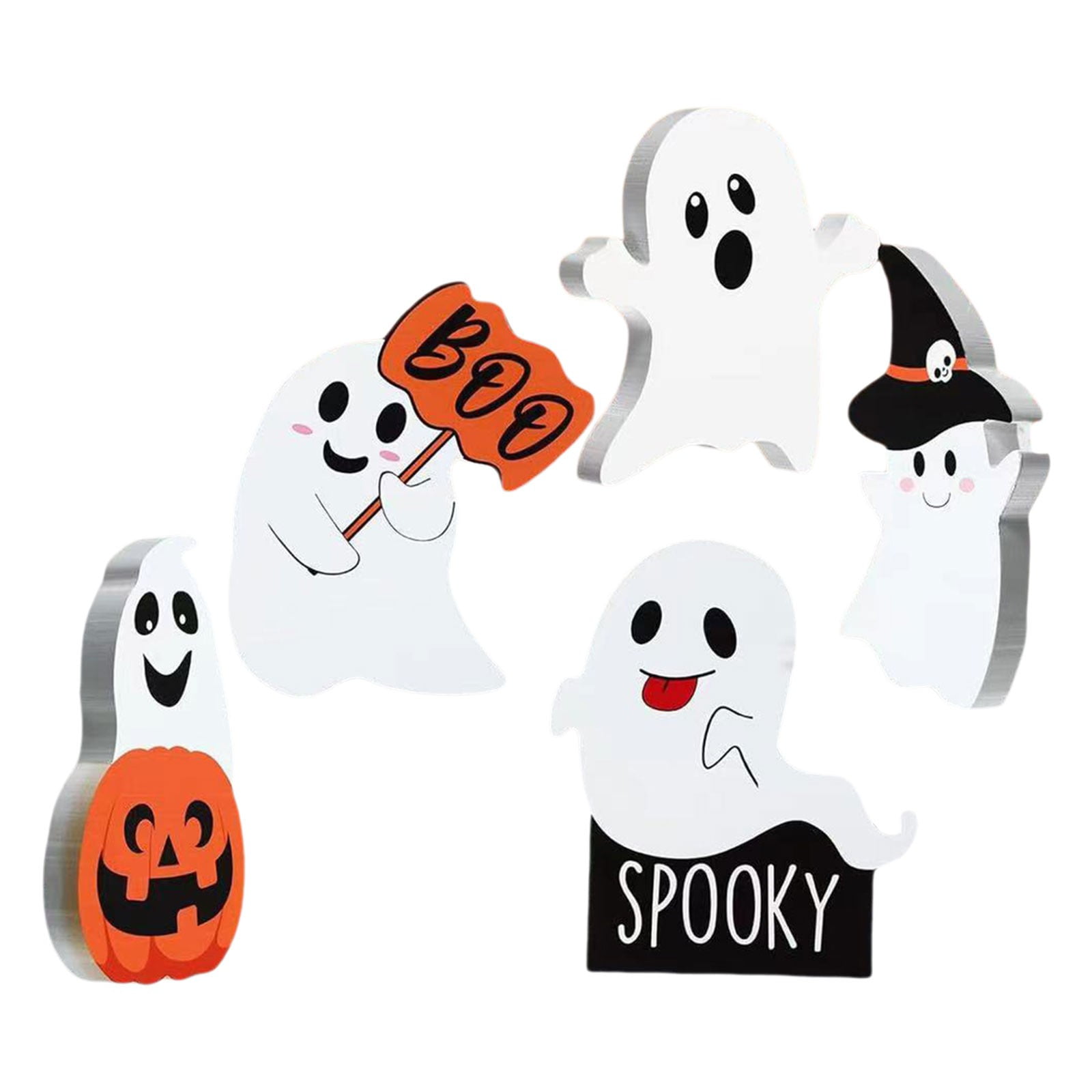 LIJCC Holiday Table Decorations Pvc Material 5 Pcs Halloween Decor ...
