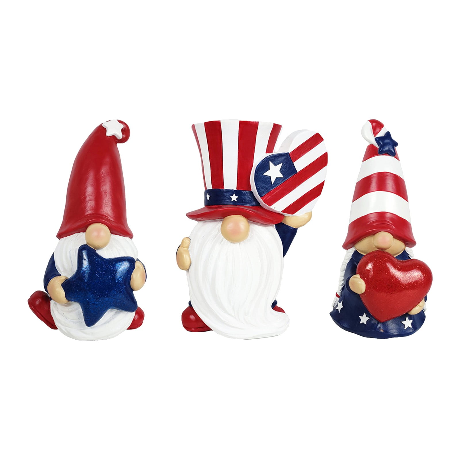 LIJCC July 4Th National Day Dwarf Ornaments,4Th of July Patriotic ...