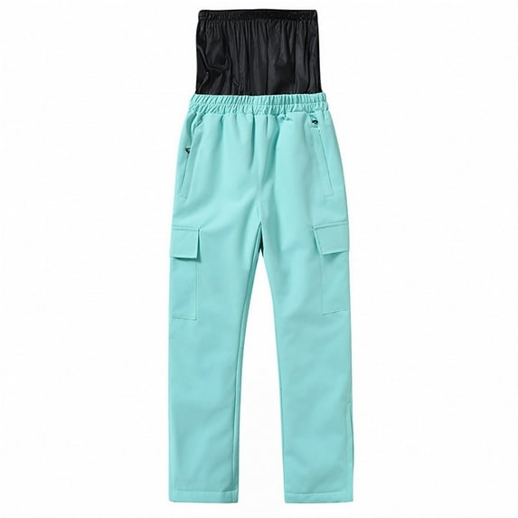 LIJCC Kids Snowboard Pants Loose Wide Leg Cargo Snow Pants with ...