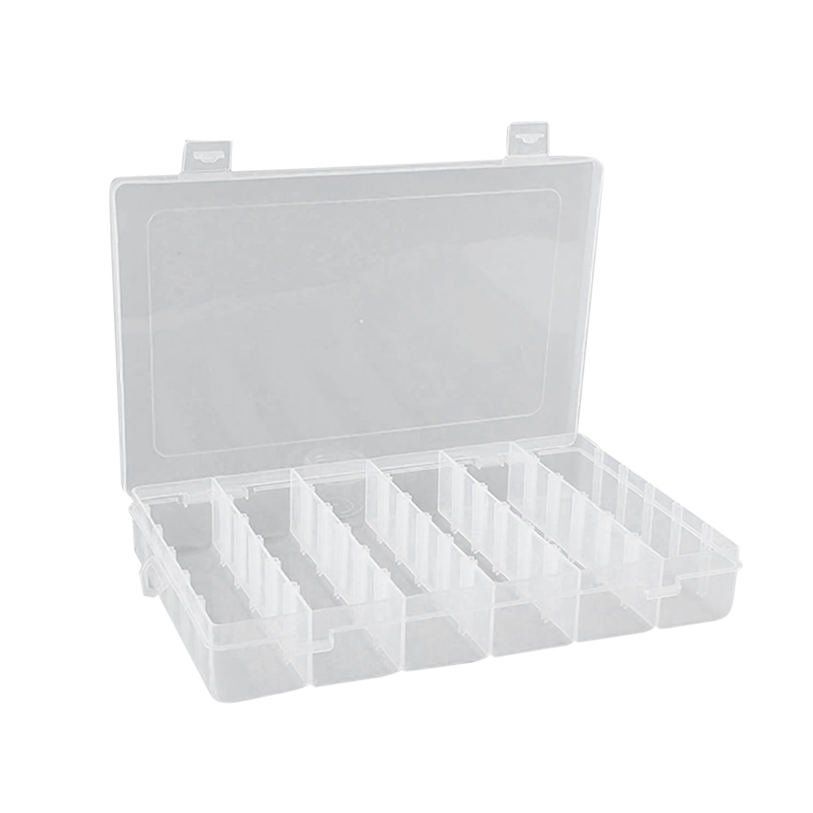 LIJCC Large Plastic Storage Box 36 Compartments, Storage Plastic Sewing ...