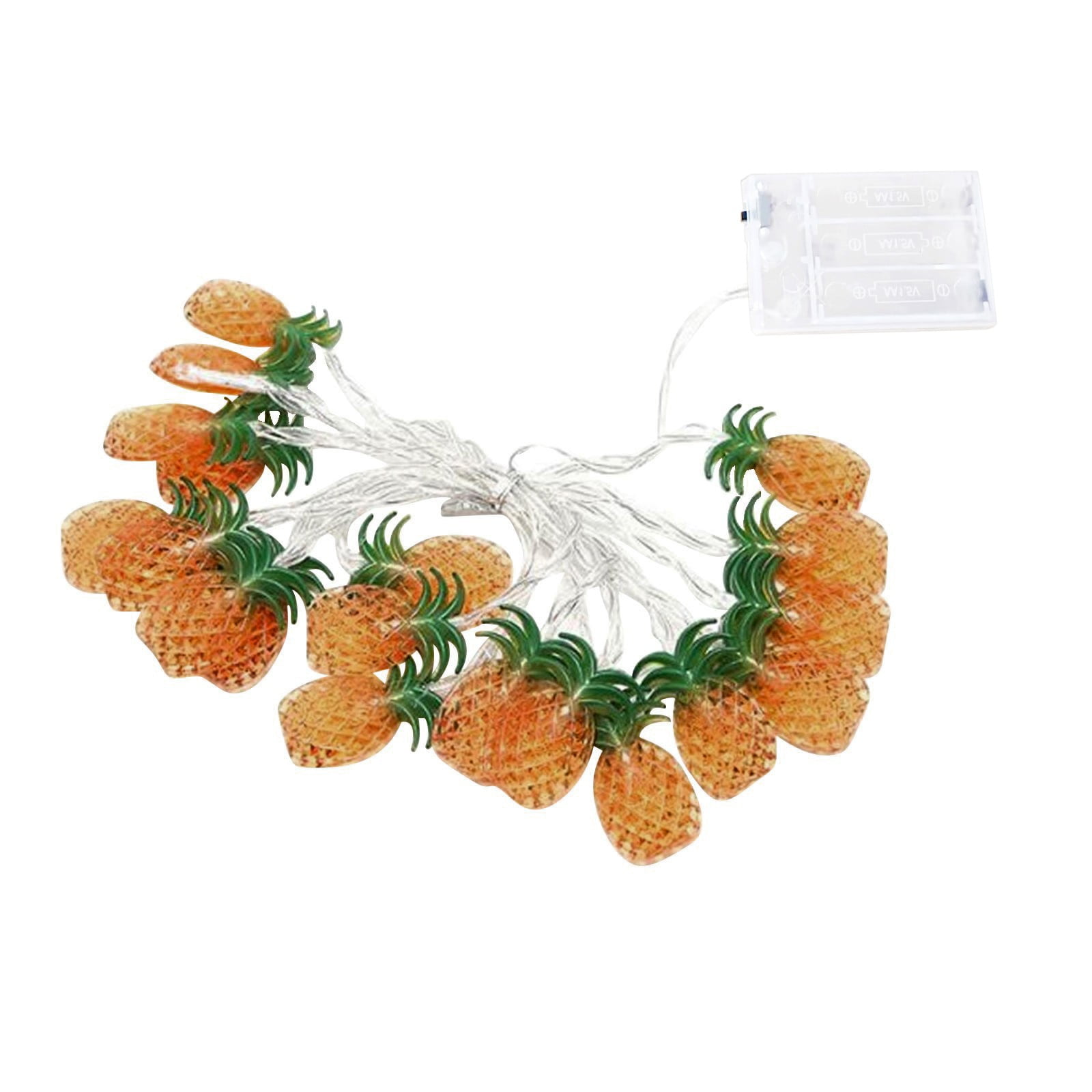 LIJCC Pineapple String Lights 20 Lights Pineapple String Lights 20 Pineapple Decorations LED ...