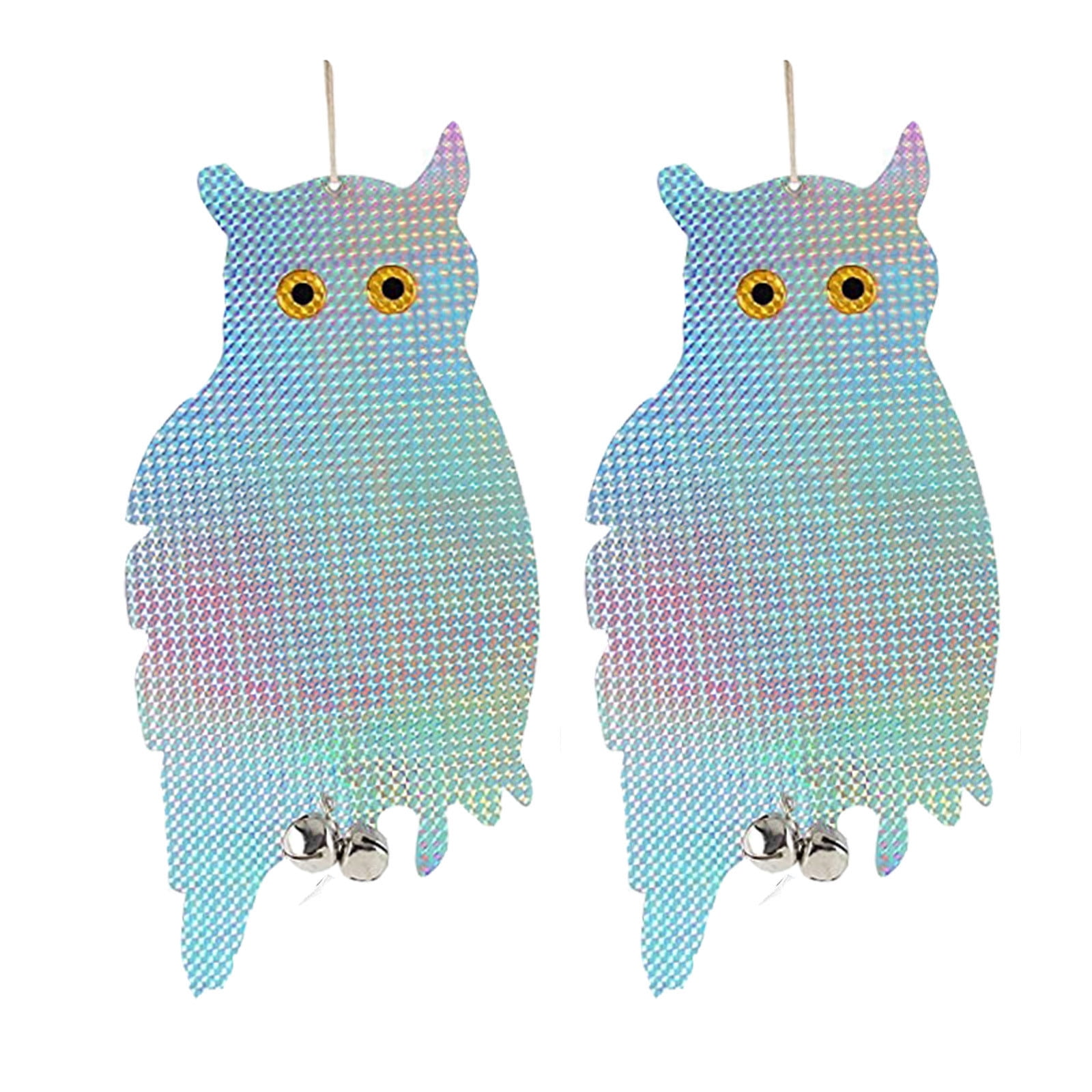 LIJCC Reflective Control Bird Repeller,Device Shaped Bird Owl Control ...