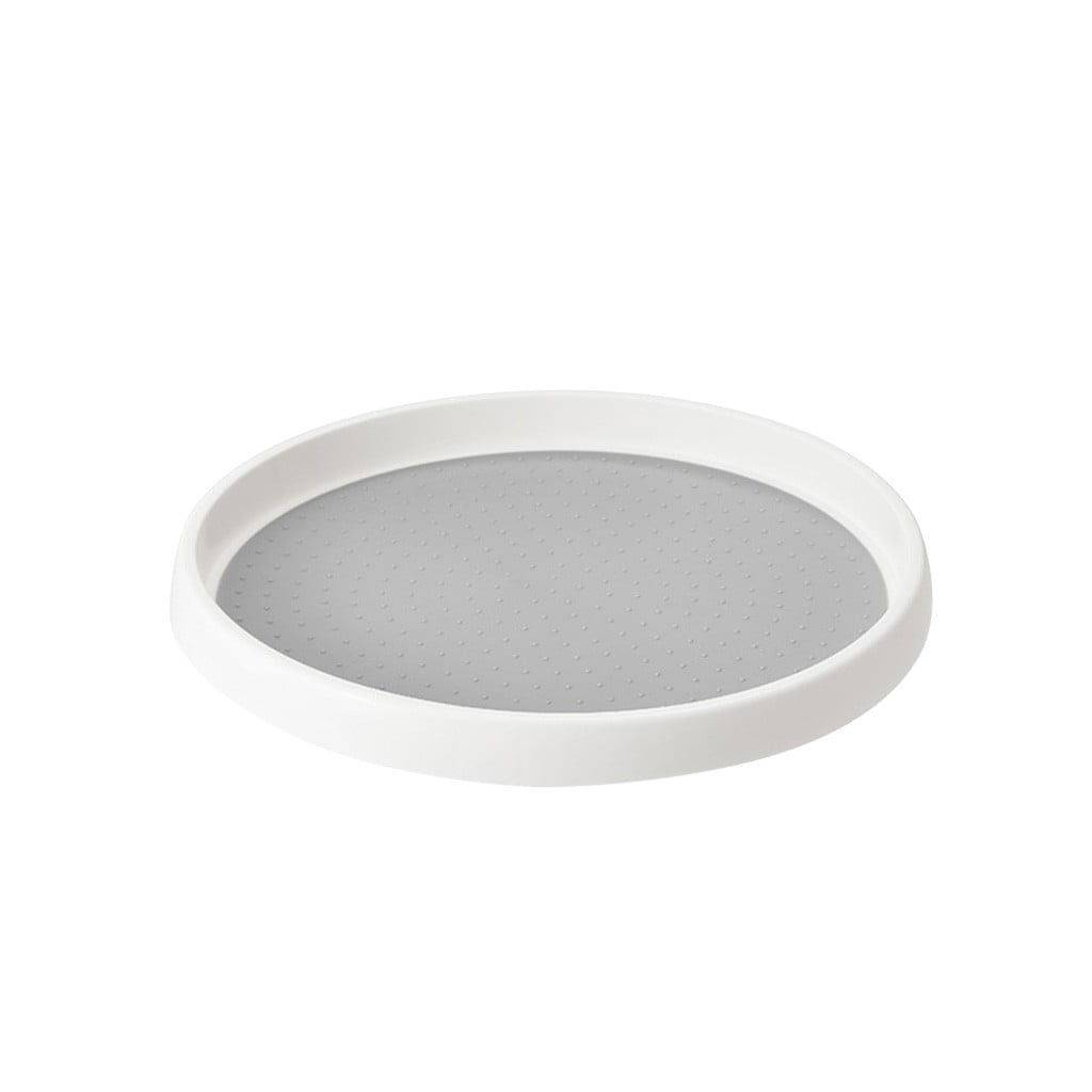 LIJCC Rotating Storage Carousel, Plastic Storage Round Turntable ...