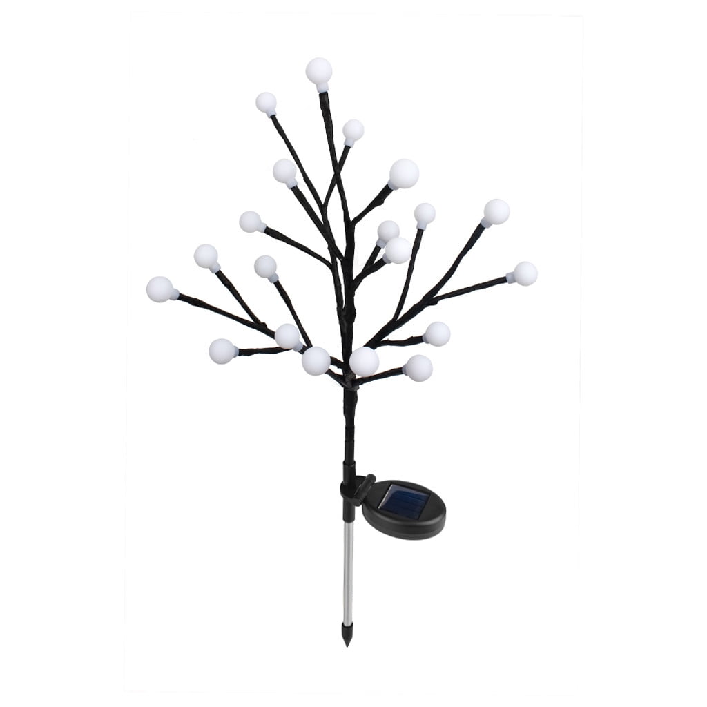 LIJCC Solar Tree Light Garden Decor Yard Lamp Power Outdoor LED Solar ...
