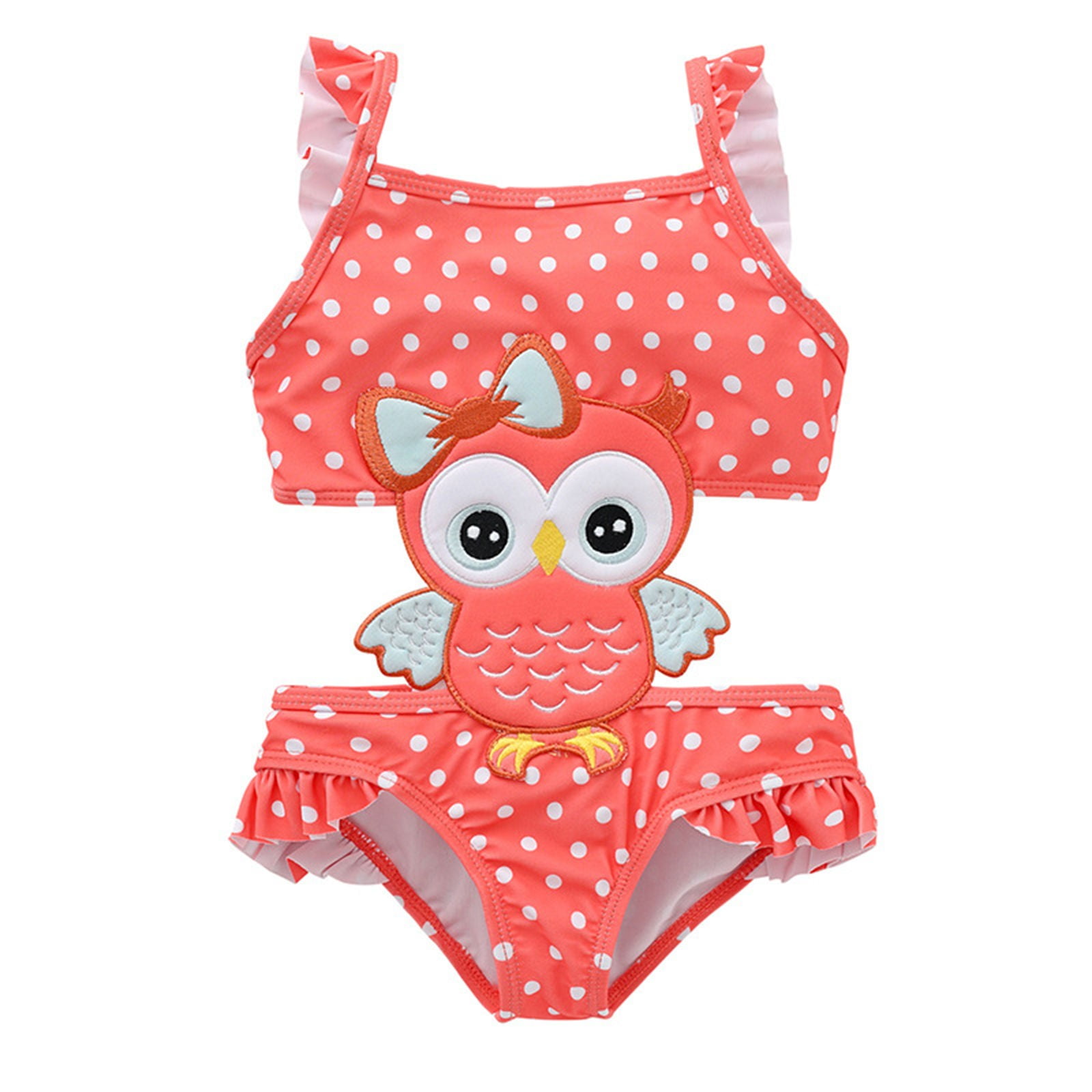 LIJCC Toddler Baby Girls Sleeveless Printed One Piece Owl Print ...
