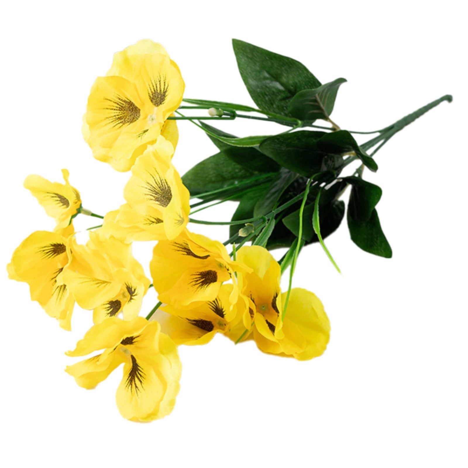 LIJCC Tricolor Viola Artificial Flowers Pansy African Small Wild Flower ...
