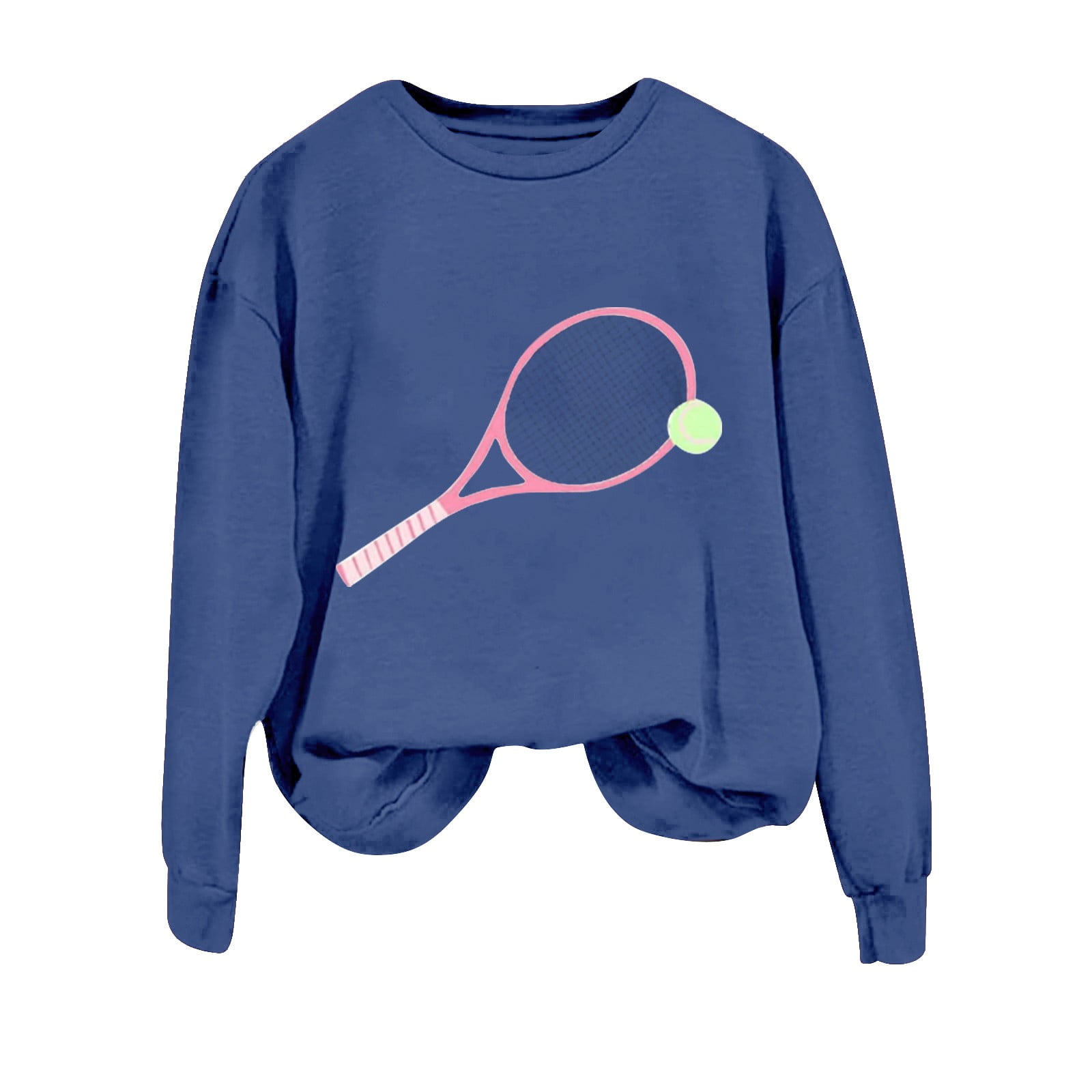 LIJCC Women'S Tennis Print Long Sleeve Sports Lightweight Top Women'S ...