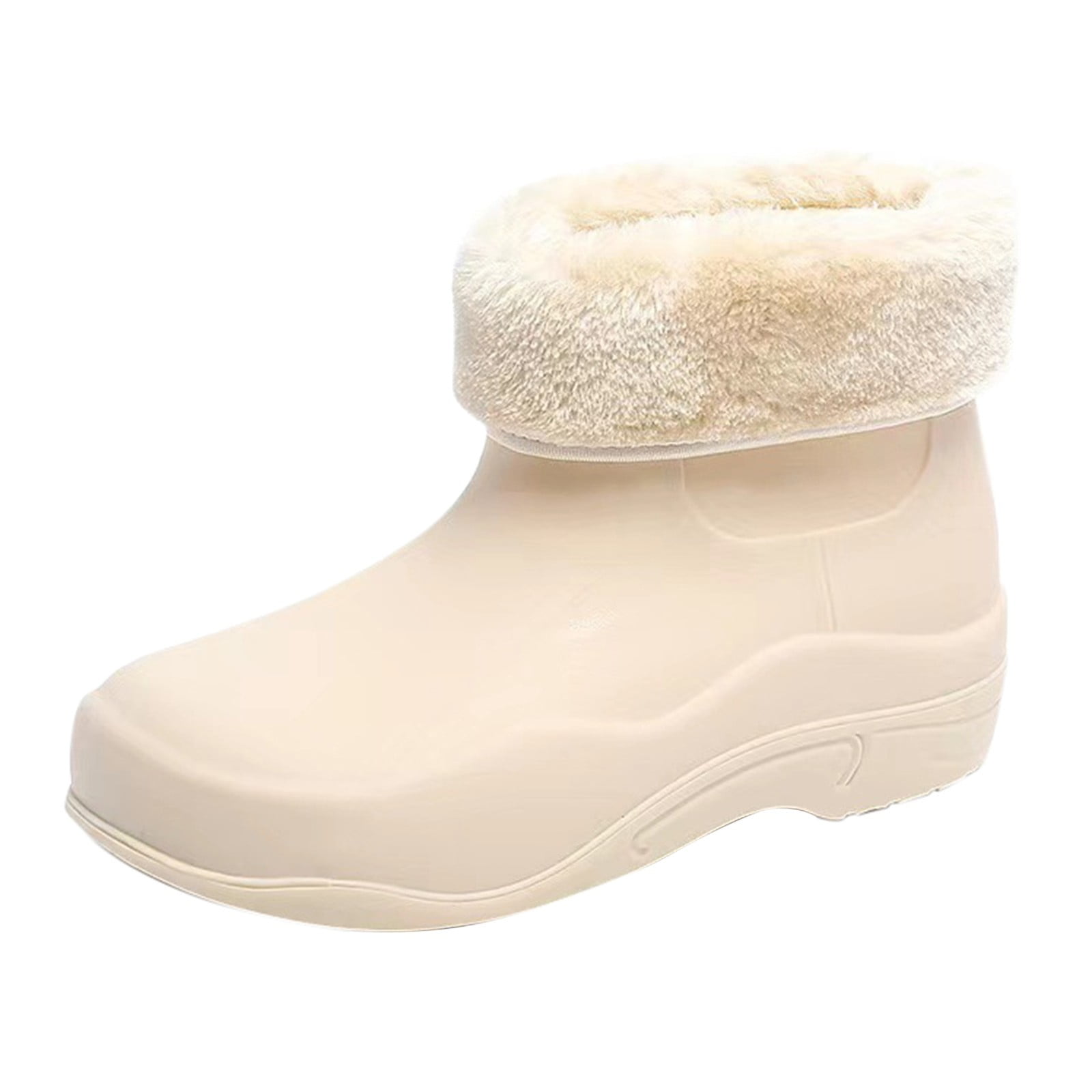 LIJCC Women's Rubber Rain Boots Water Proof Short Boots for Garden ...