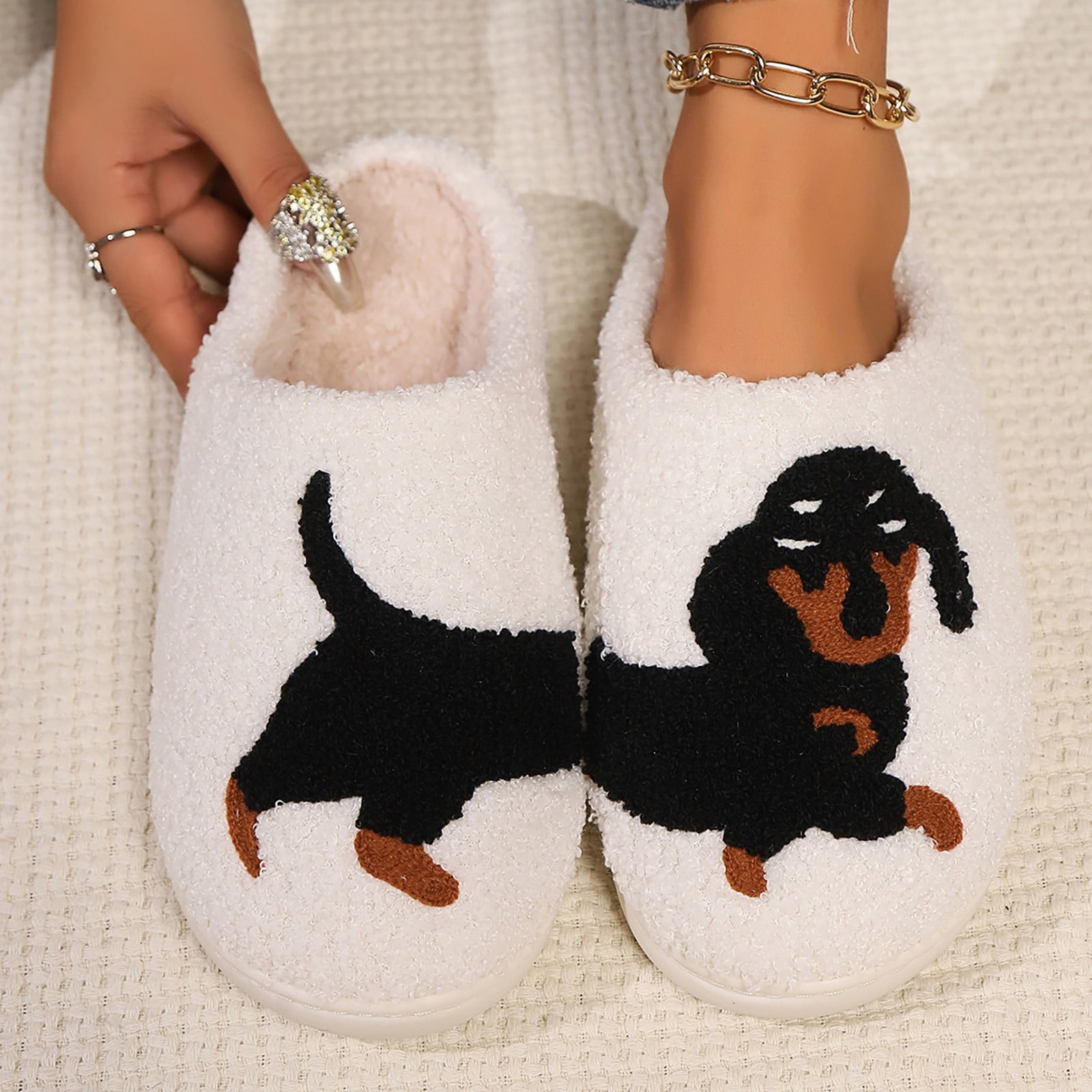 LIJCC Womens Mens Cartoon House Slippers Cute Spider Graphic Retro ...