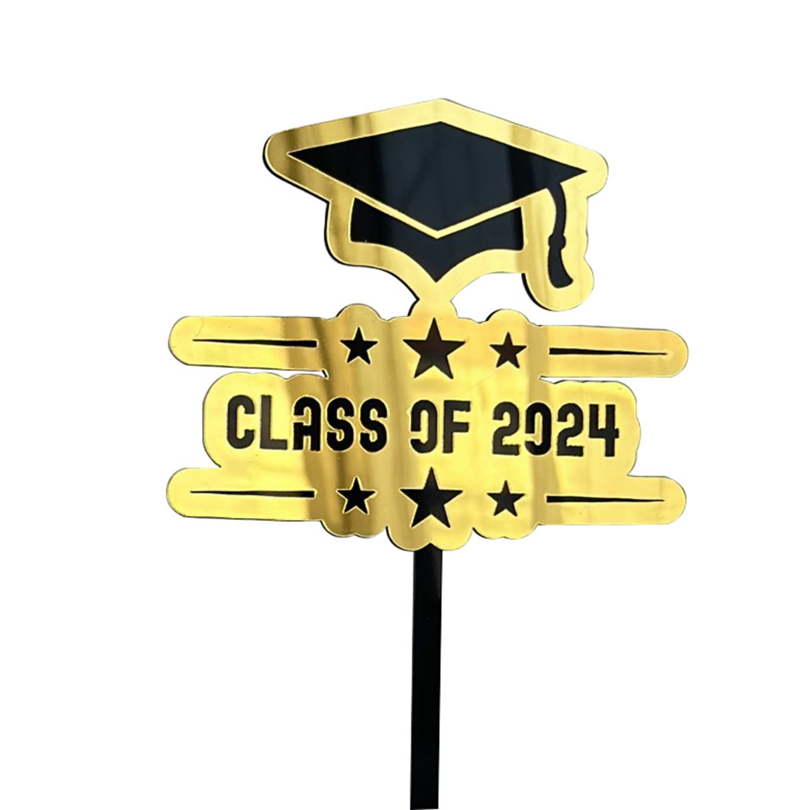 LILELIS Rose Balloons Cake Topper 2024 Graduation Season Acrylic Cake ...