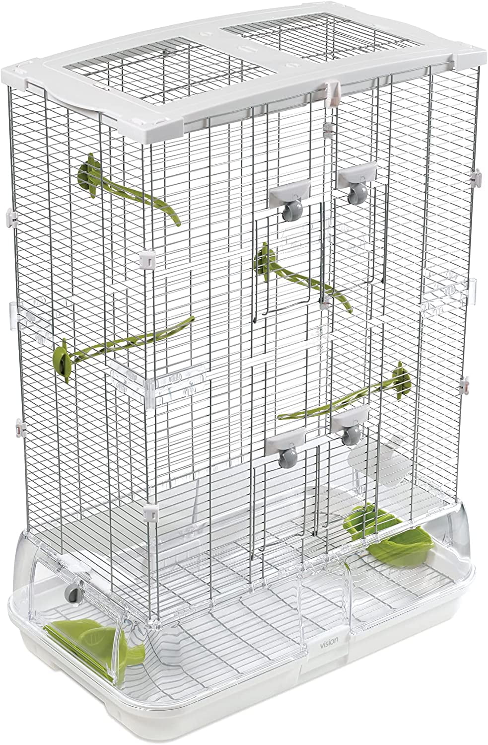 LILEYI M02 Wire Bird Cage, Bird Home for Parakeets, Finches and ...