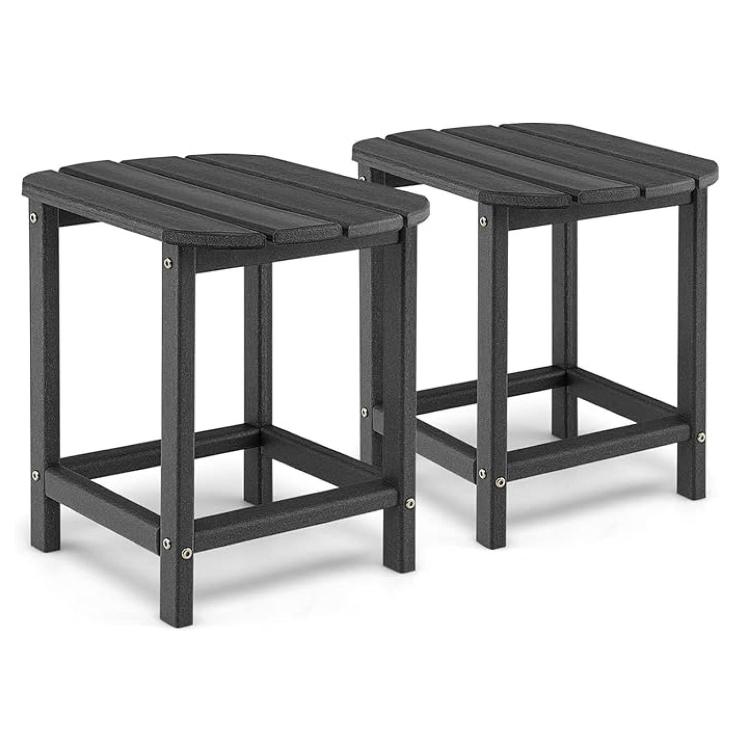 LILEYI Side Table Outdoor Small Patio Table 18” Adirondack Table ...