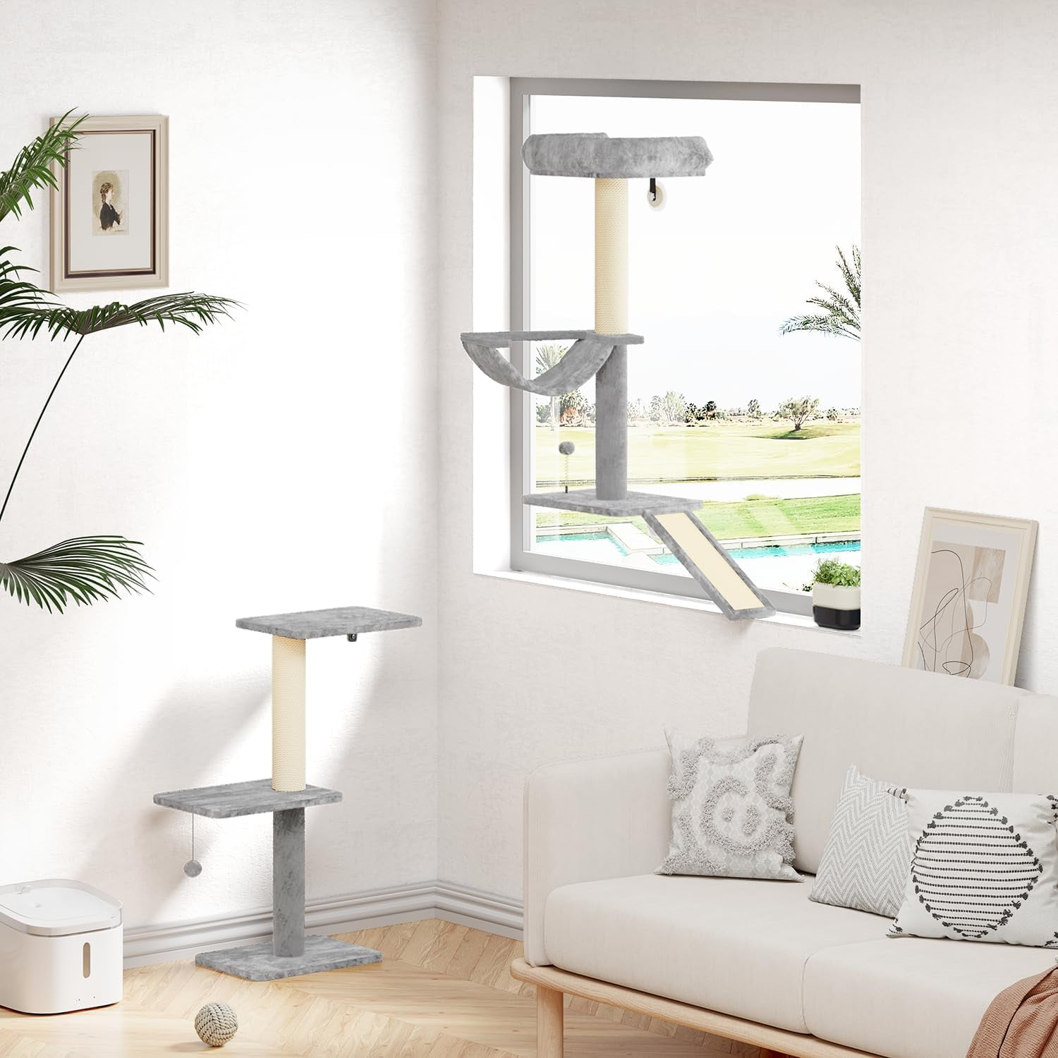 LILEYI Wall Mounted Cat Climber Set, Wall Furniture Set, DIY Wall ...