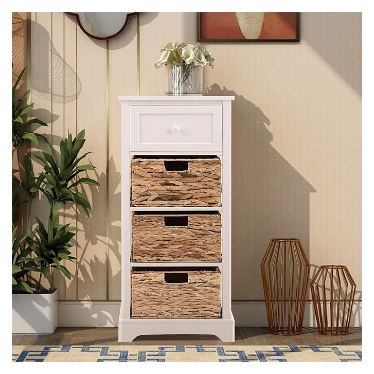 Extraordinary Storage Cabinet With Baskets Gallery