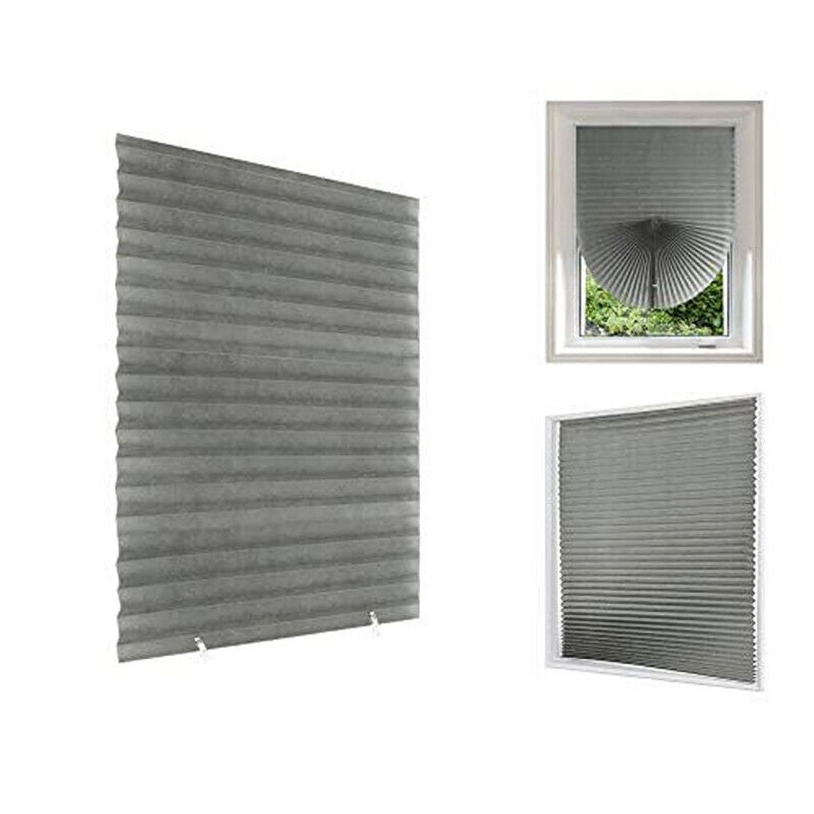 LILIANG Temporary Window Shades Light Filtering Pleated Fabric Shade No ...