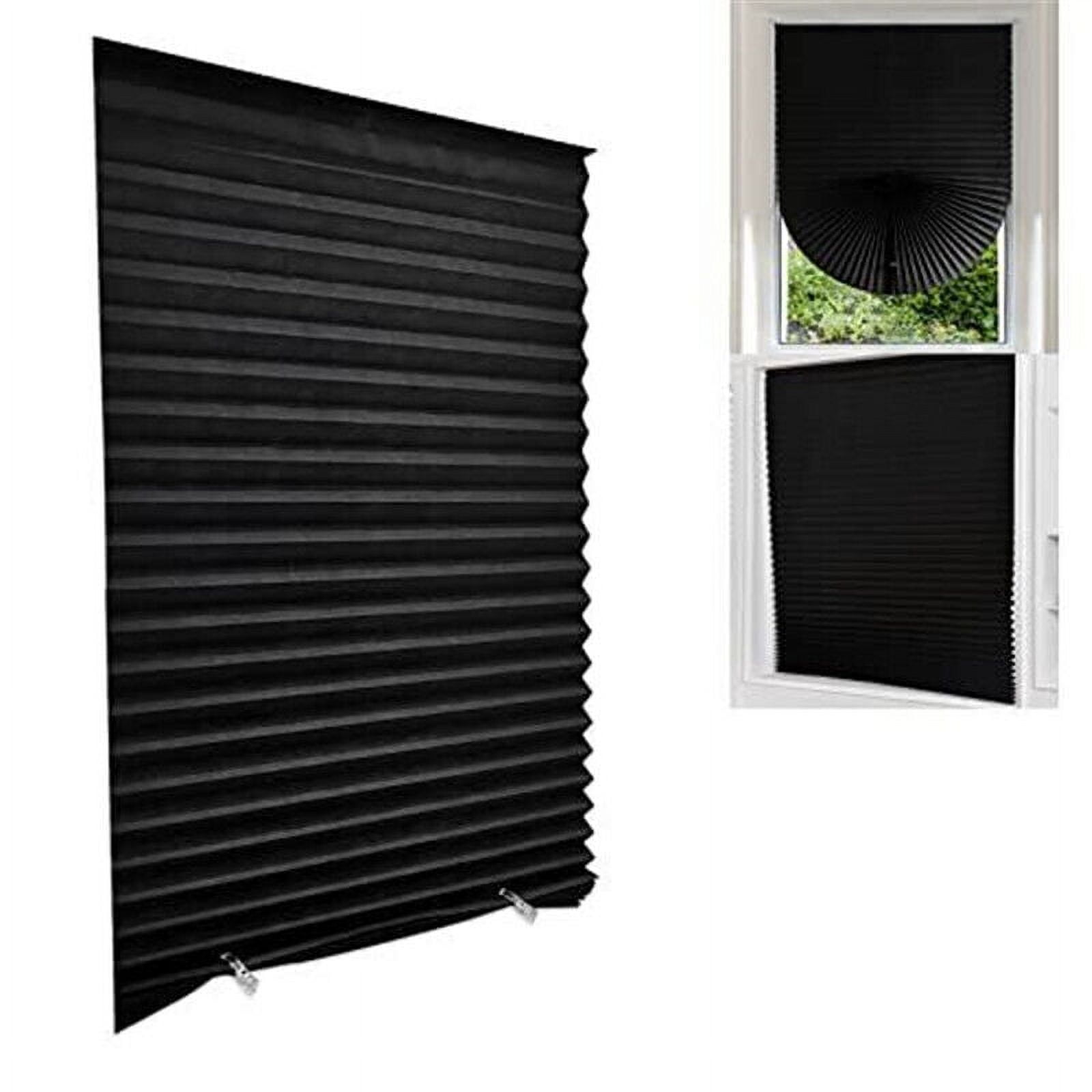 LILIANG Temporary Window Shades Light Filtering Pleated Fabric Shade No ...