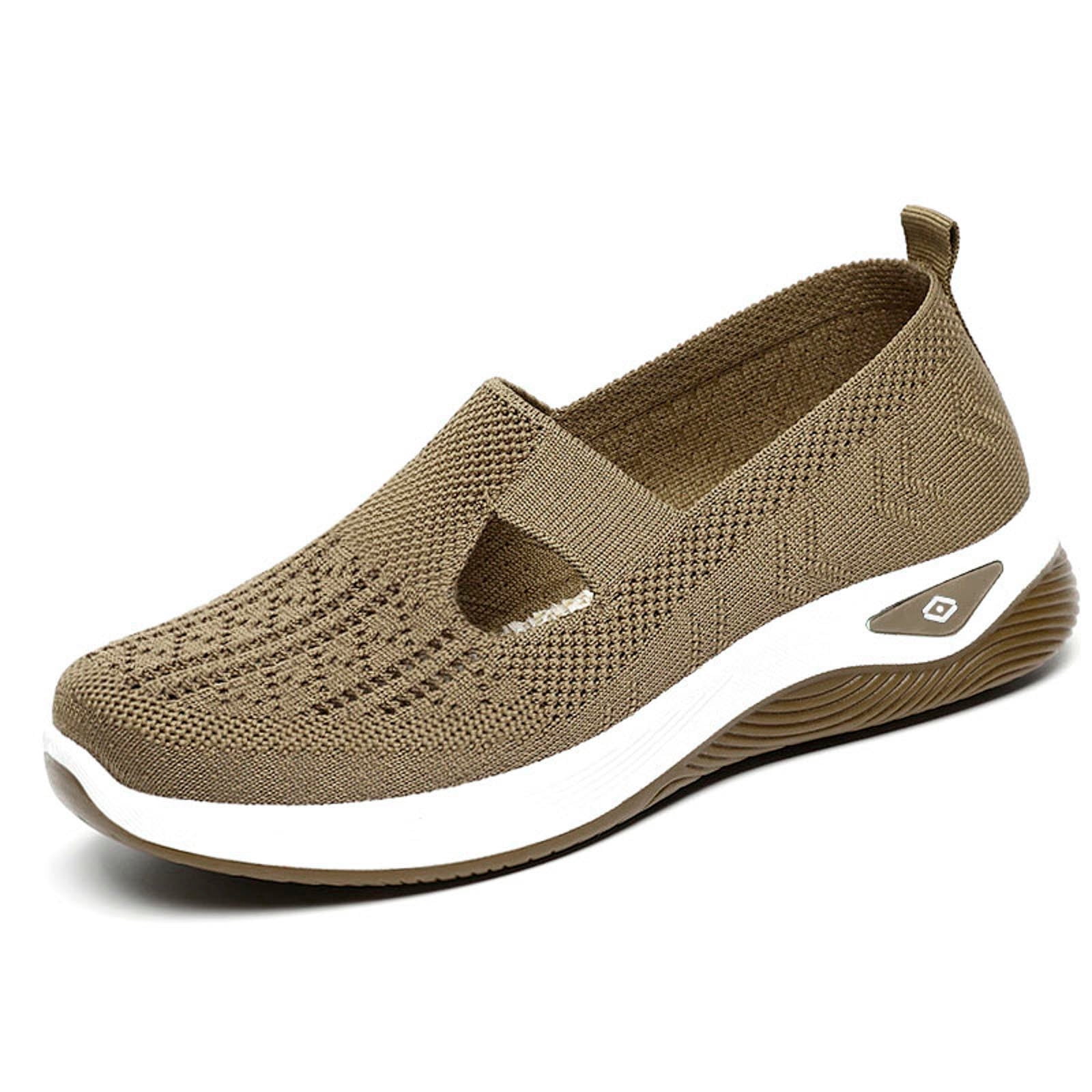 LILILNG Orthopedic Woven Breathable Soft Slip On Arch Support Walking ...