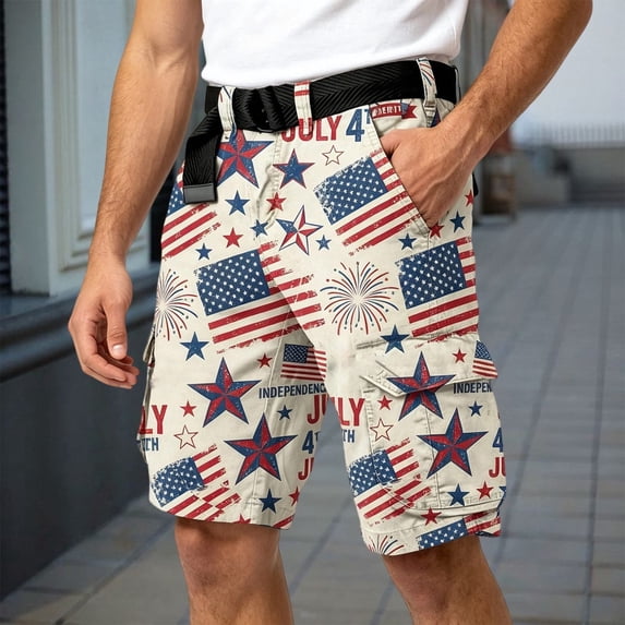LILIYA Big and Tall Men's Cargo Shorts for Tactical 250th Anniversary ...
