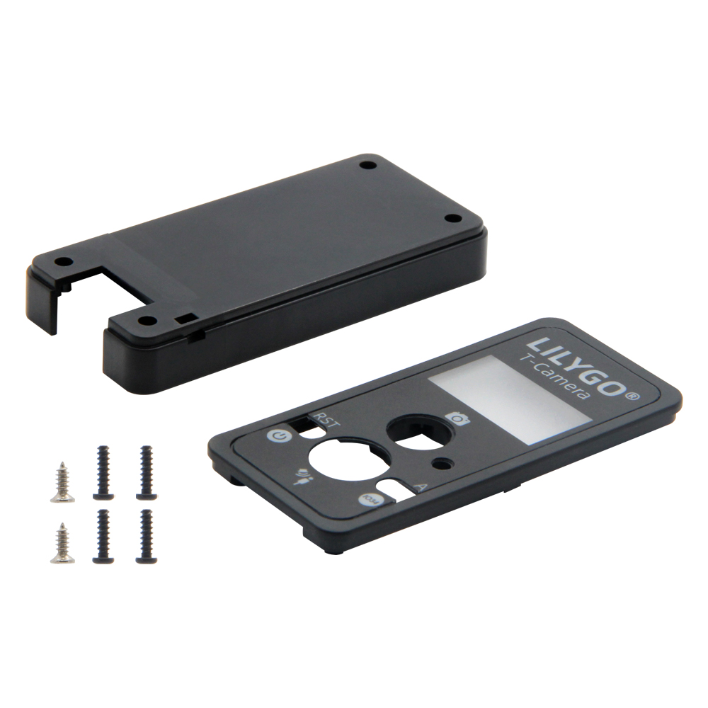 LILYGO T~Camera Black PVC Case Soft Rubber Sleeve For T~Camera ESP32 ...