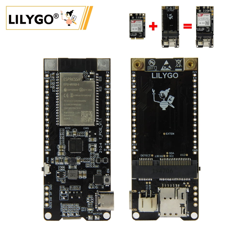 Lilygo Ttgo T~pcie Esp32 Sim Series Module Wifi Bluetooth Nano Card