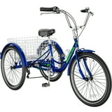 LILYPELLE 20" Adult Tricycle, 7-Speed, 350lbs, Low-Step, Exercise ...
