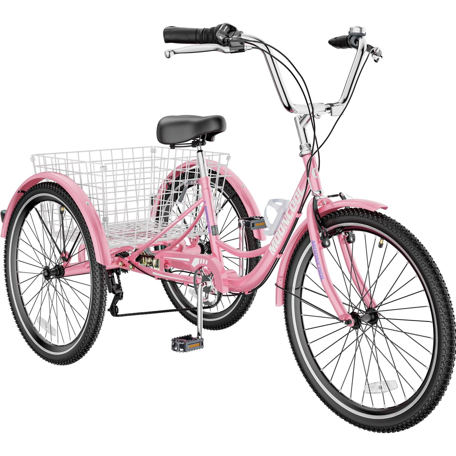 "LILYPELLE 20"" 7-Speed Adult Tricycle, 350lbs, Low-Step, Exercise ...