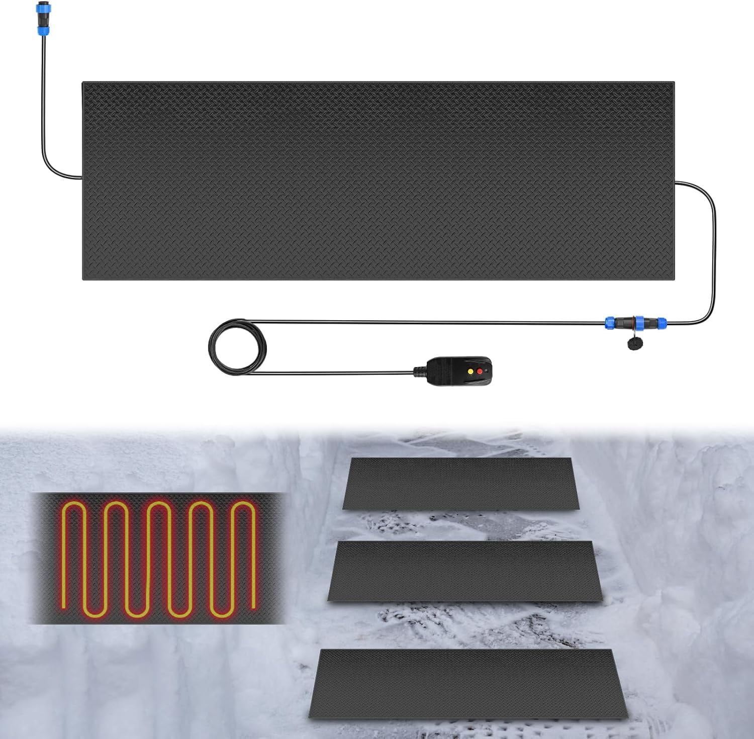 Lilypelle 60" x 20" 110V De-Icing Mat - Walmart.com