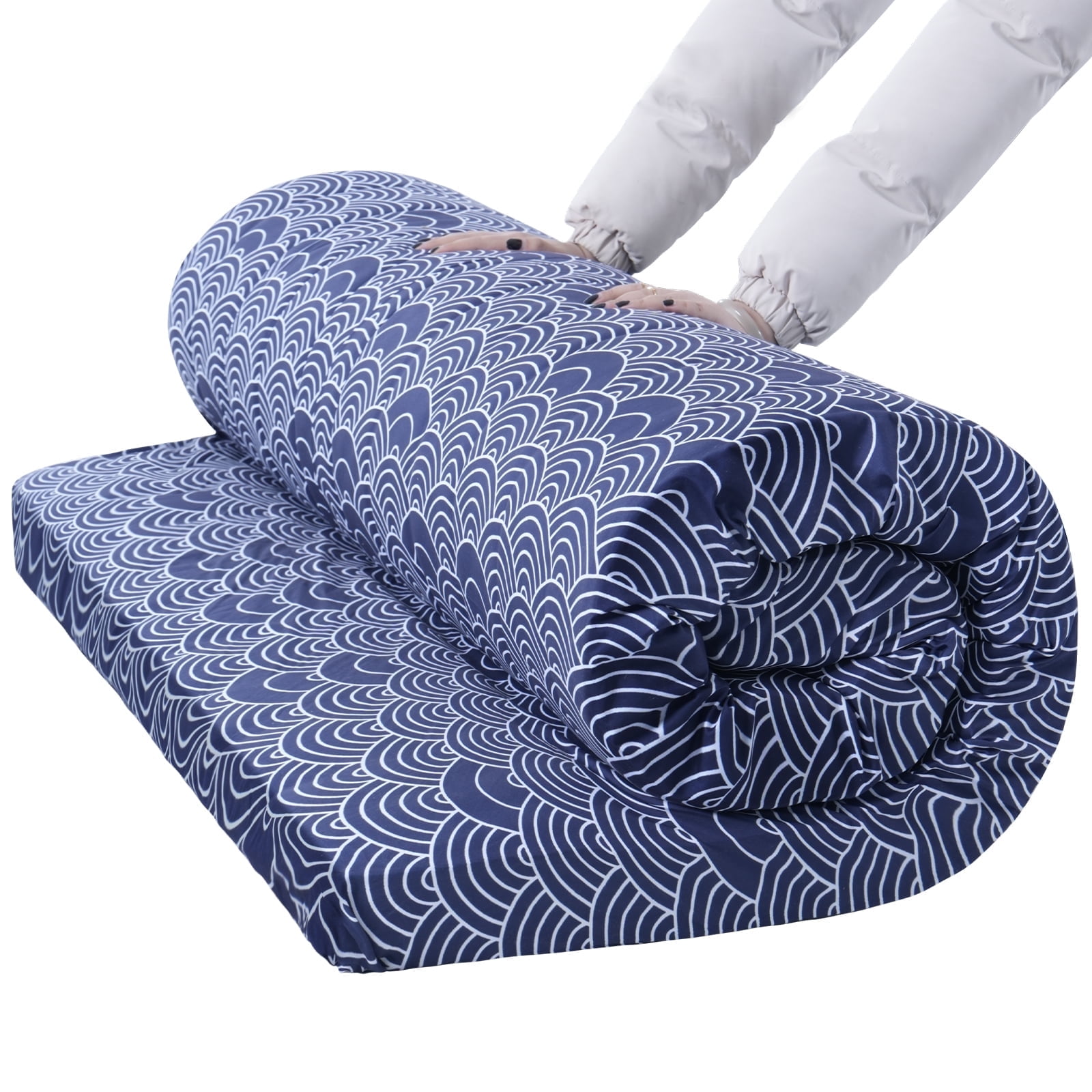 LILYPELLE 4" Thick Japanese Floor Mattress, Futon Mattress with ...