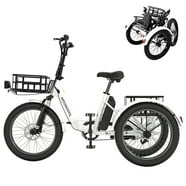 Lilypelle 26" 3 Wheel Electric Tricycle With accessories for Adults, 350W 36V 14.5Ah 7 Speeds ...